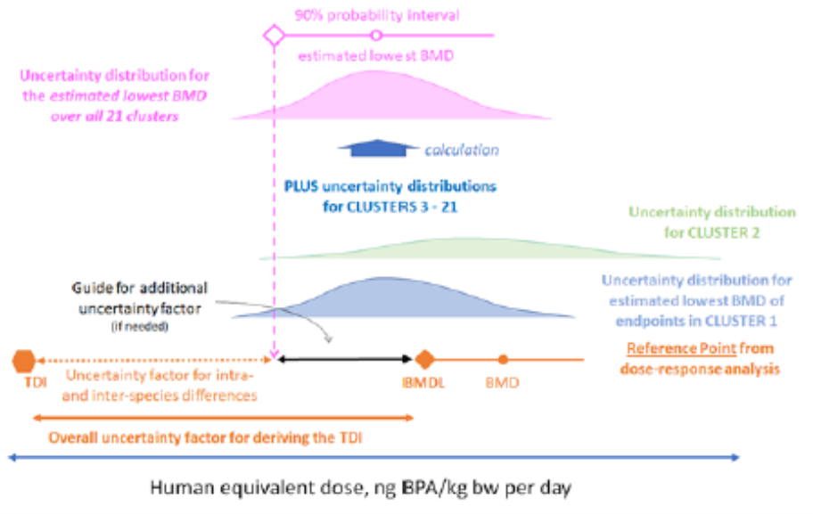 Hazard Characterisation section including benchmark dose modelling, uncertainty analysis and the ...